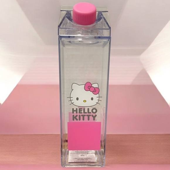 Hello Kitty | Dining | Hello Kitty Pink Milk Carton Water Bottle | Poshmark
